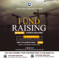 Plantilla de Church fundraising flyer design template | PosterMyWall