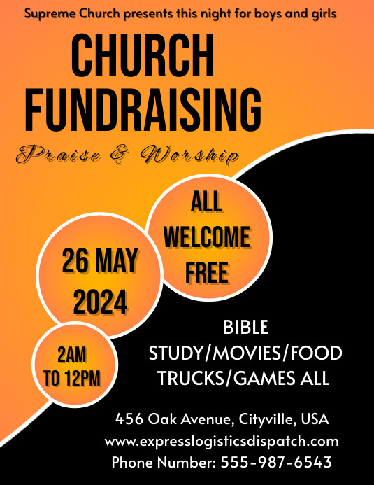 Church Fundraising Flyer Template | PosterMyWall