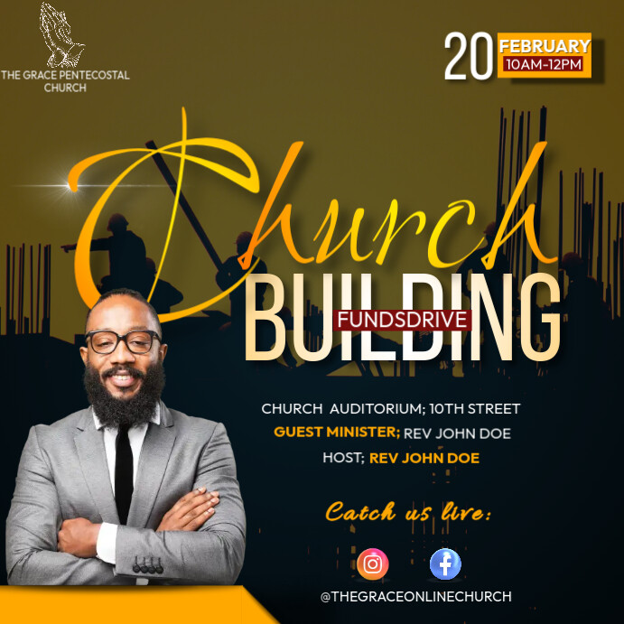 Copy of Church fundsdrive | PosterMyWall