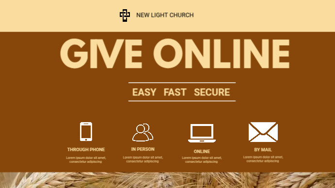 church giving flyer Template | PosterMyWall