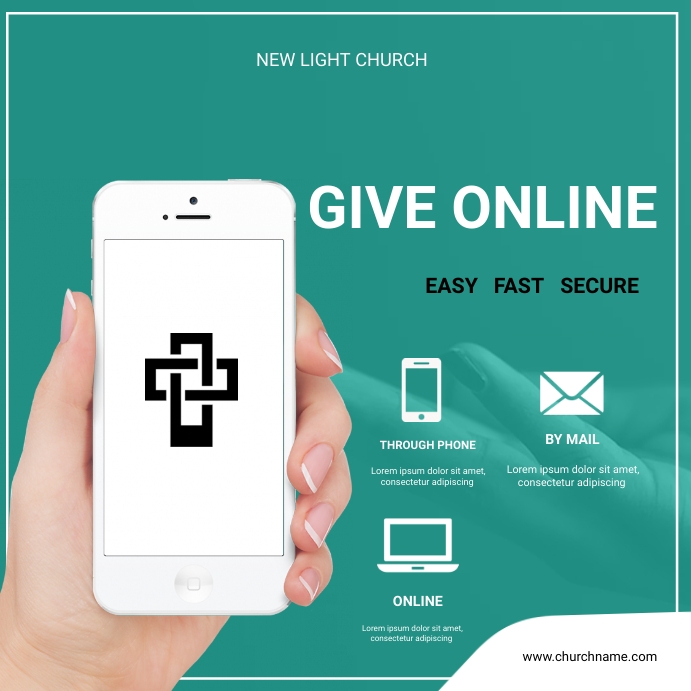 church giving flyer Template | PosterMyWall