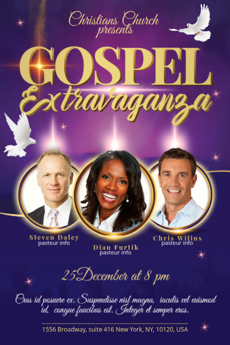 Copy of Church Gospel Flyer | PosterMyWall