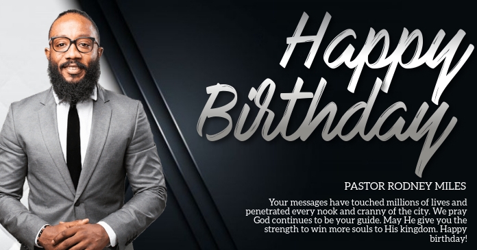 Church Happy Birthday Pastor Design Template PosterMyWall church-happy-birthday-pastor-design-template-postermywall