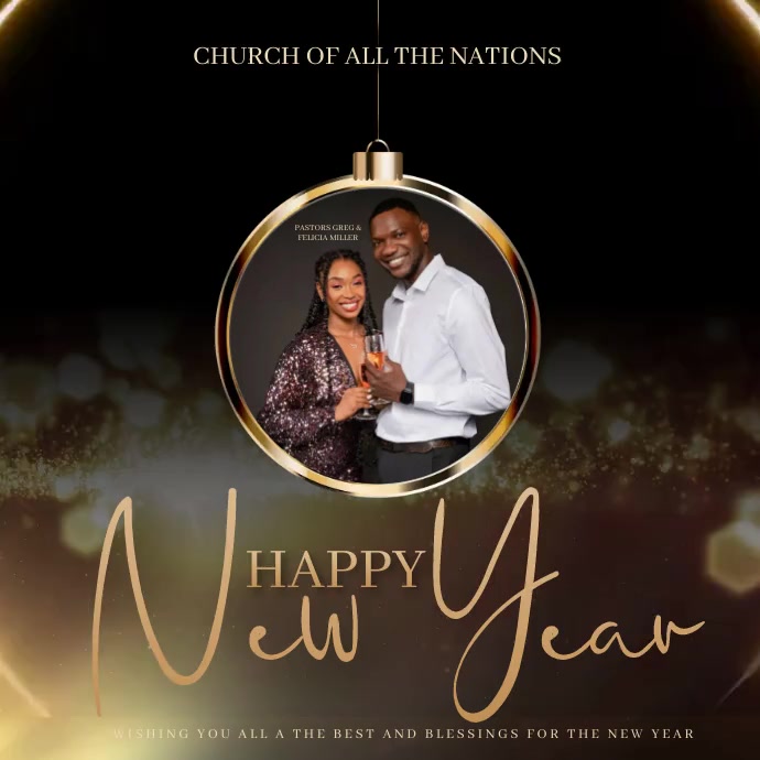 Copy of CHURCH happy new year's DESIGN TEMPLATE | PosterMyWall