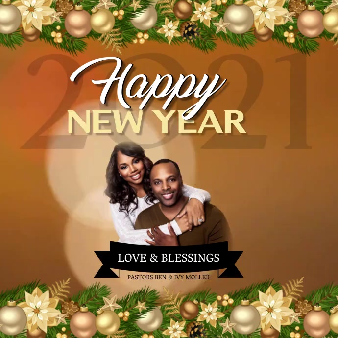 CHURCH Happy New year wishes Template | PosterMyWall