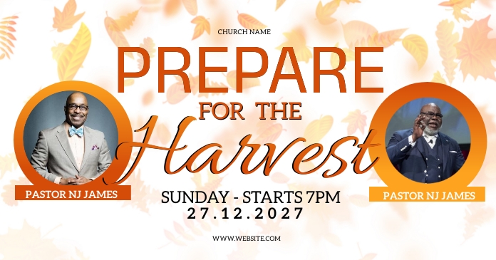 Copy of church HARVEST service design template | PosterMyWall