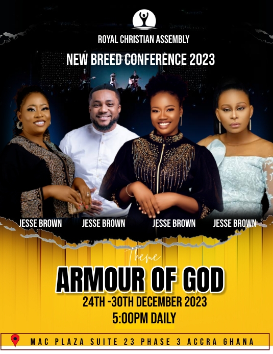 Plantilla de church impartation service | PosterMyWall