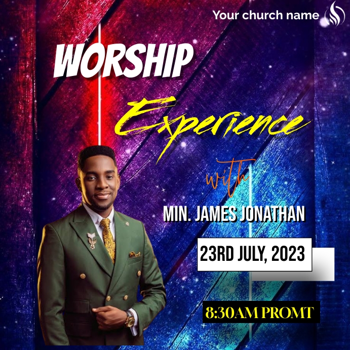 Church impartation service Template | PosterMyWall