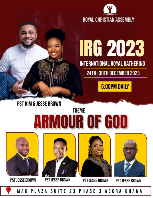 church impartation service Template | PosterMyWall