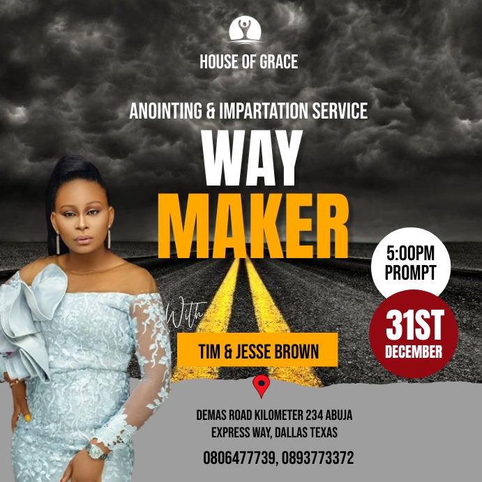 church impartation service Template | PosterMyWall