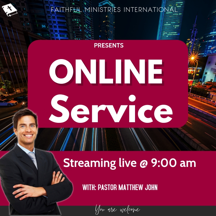 church insta online Template | PosterMyWall