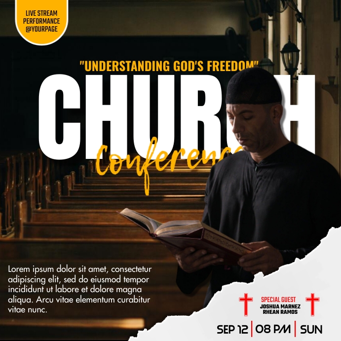 CHURCH INSTA.E Template | PosterMyWall