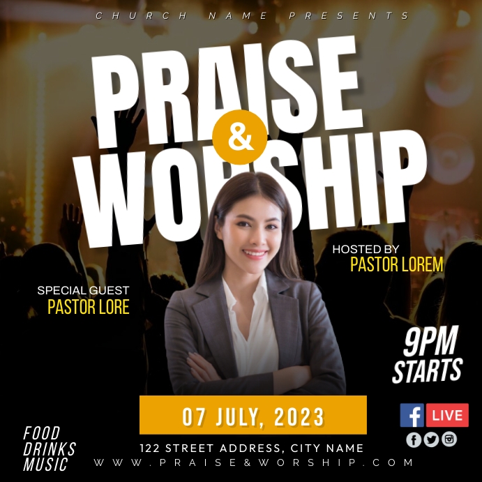 CHURCH INSTA.A Template | PosterMyWall