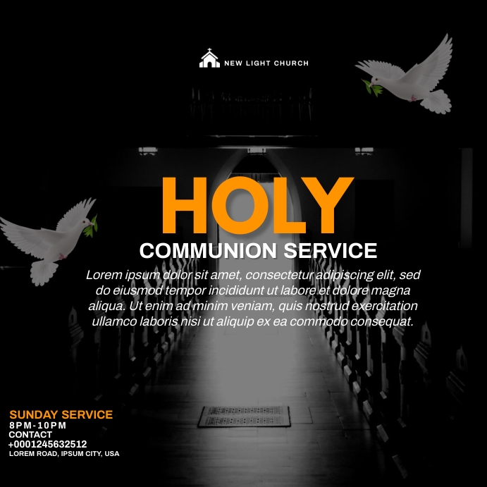 CHURCH INSTA.E Template | PosterMyWall