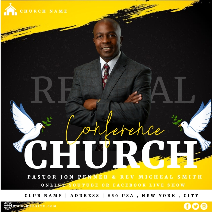 CHURCH INSTA.E Template | PosterMyWall