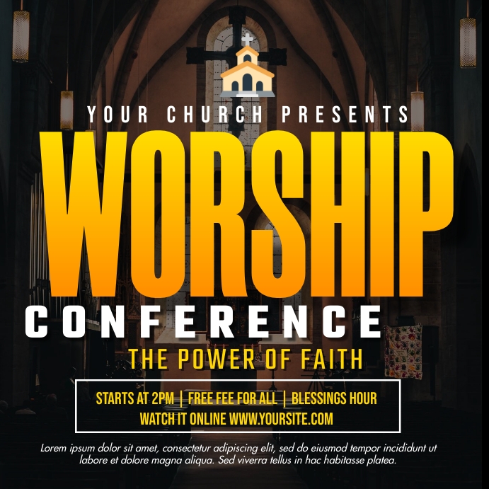 CHURCH INSTA.KC Template | PosterMyWall