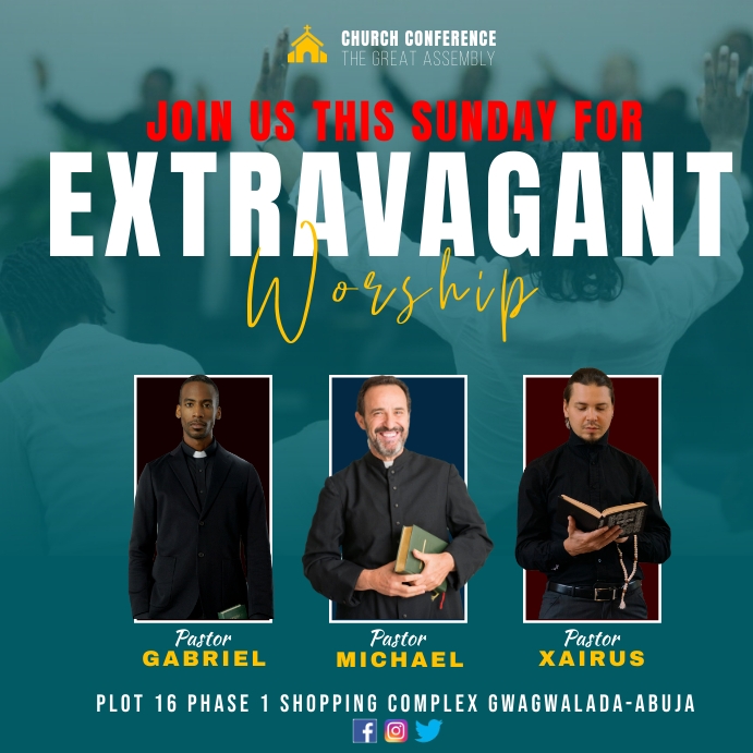 CHURCH INSTA.KC Template | PosterMyWall