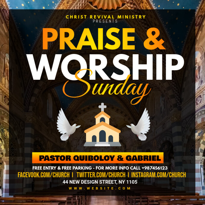 CHURCH INSTA.KC Template | PosterMyWall