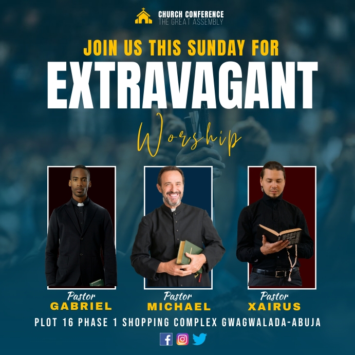 CHURCH INSTA.KC Template | PosterMyWall