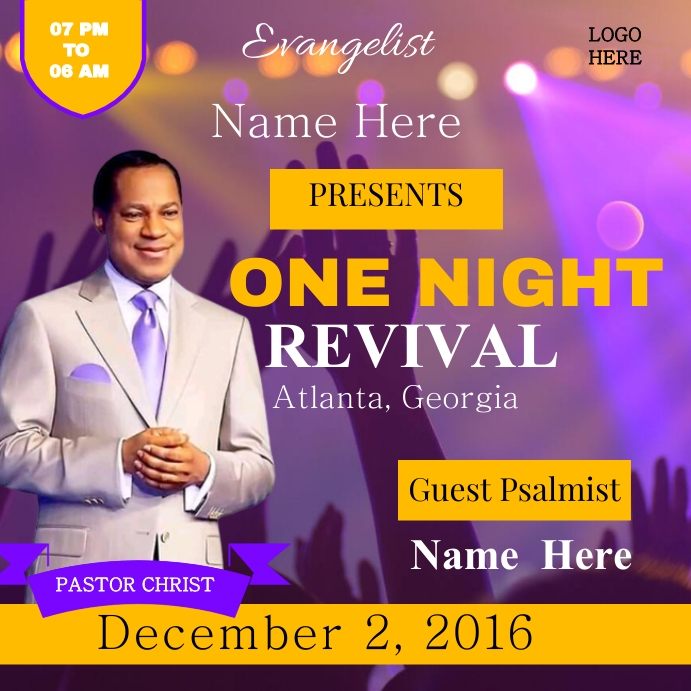 church instagram post Template | PosterMyWall