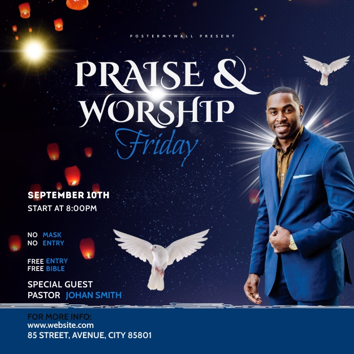 Church Instagram Post Template | PosterMyWall