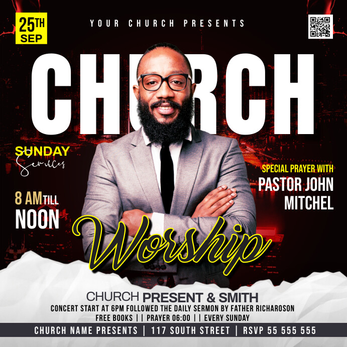 Church Instagram Post Template | PosterMyWall