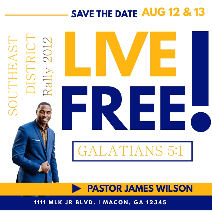 church instagram poster template | PosterMyWall