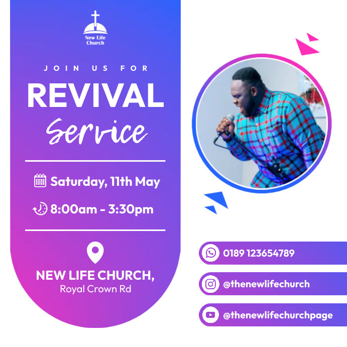 church Instagram template | PosterMyWall