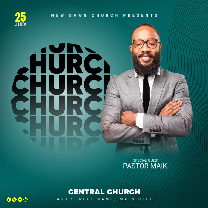 Church Instagram template | PosterMyWall