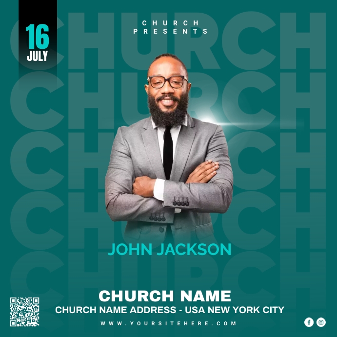 Church Instagram template | PosterMyWall