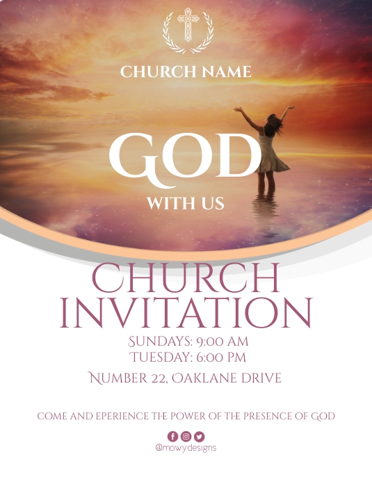 Church Invitation (1) Template | PosterMyWall
