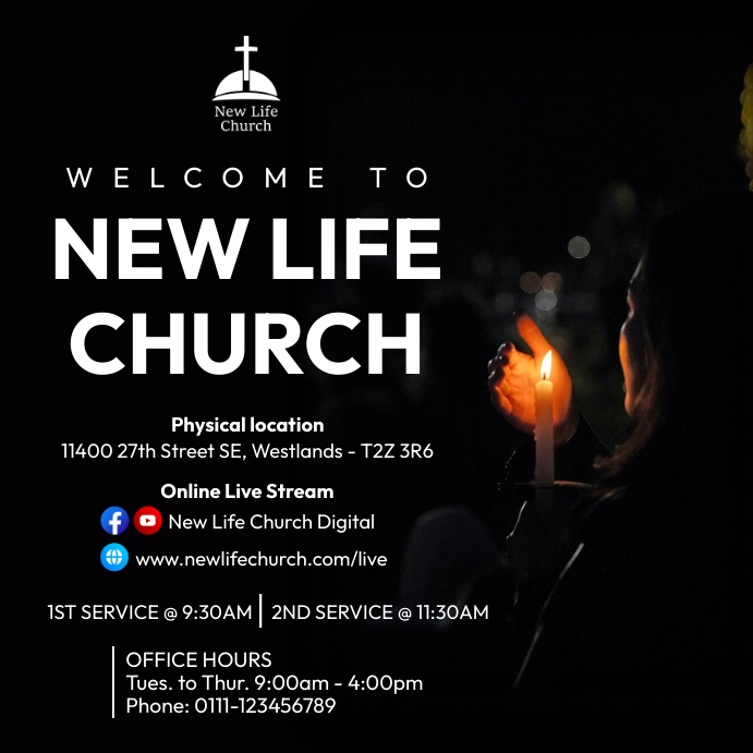 church invitation Template | PosterMyWall