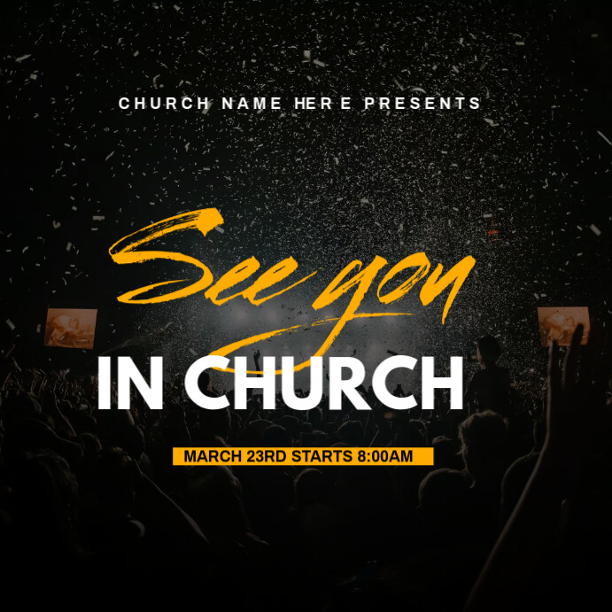 church invitation Template | PosterMyWall