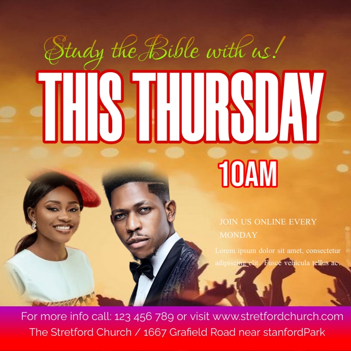 Church invitation Template | PosterMyWall