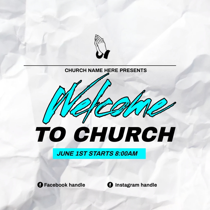 church invitation Template | PosterMyWall