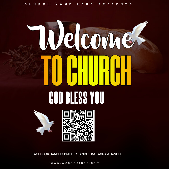 church invitation Template | PosterMyWall