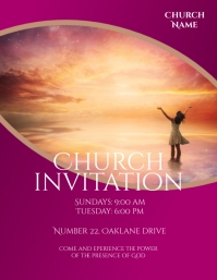 Church Invitation Flyer Template | PosterMyWall