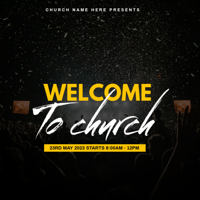 church invitation Template | PosterMyWall