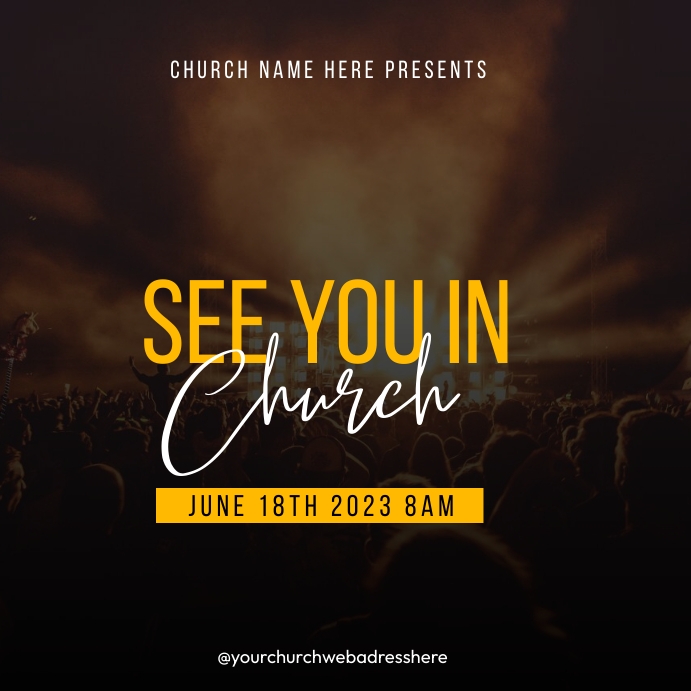 church invitation Template | PosterMyWall