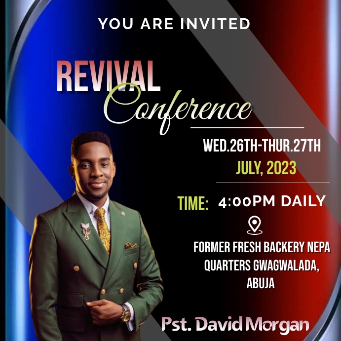 Plantilla de Church invitation | PosterMyWall