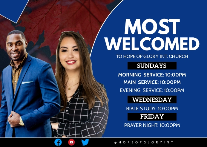 Church invitation Template | PosterMyWall