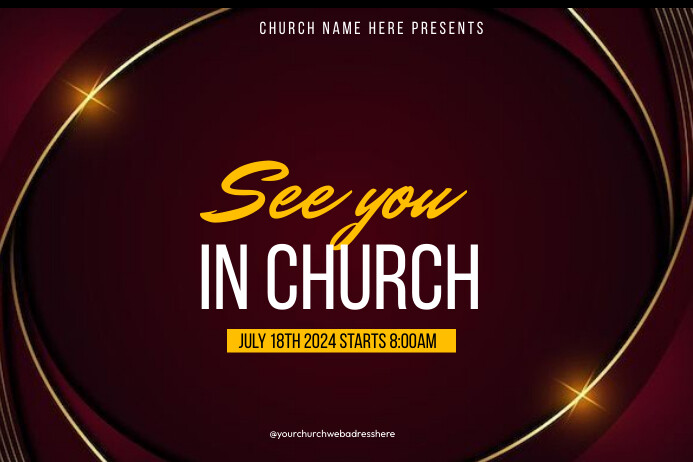 church invitation Template | PosterMyWall