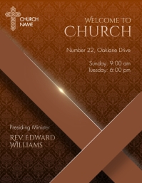 vintage church flyer template | PosterMyWall