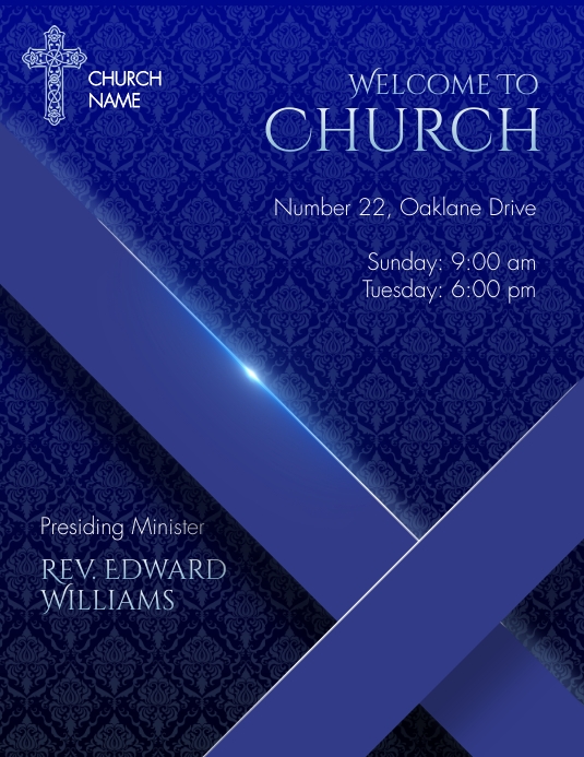 Church Invitation Flyer (1) Template | PosterMyWall