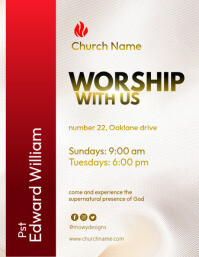 Church Invitation Poster Template | PosterMyWall