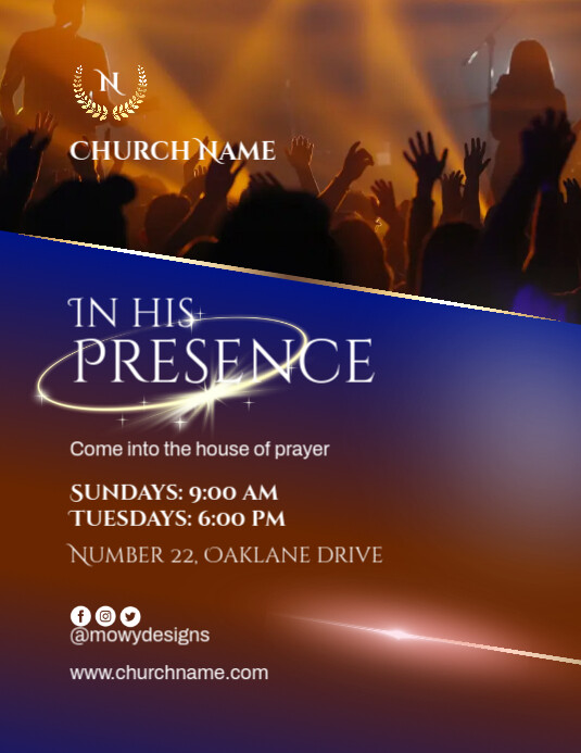Church Invitation Flyer (2) Template | PosterMyWall
