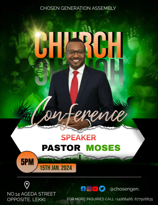 Church invitation flyer church template | PosterMyWall