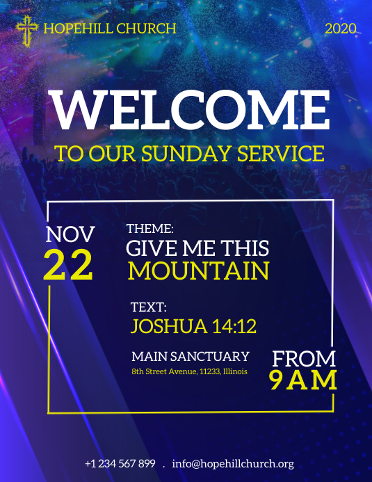 Church Invitation Flyer Template | PosterMyWall