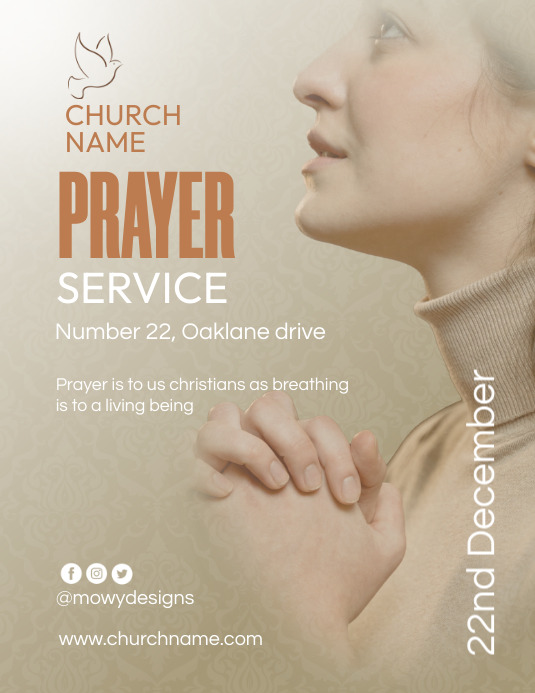 Church Invitation Flyer Template | PosterMyWall