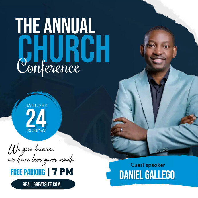 church invitation flyer Template | PosterMyWall